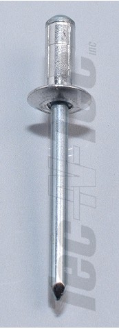 ALUMINUM MULTIGRIP BLIND RIVET STEEL STEM 1/8 X 3/16 GRIP, Canada