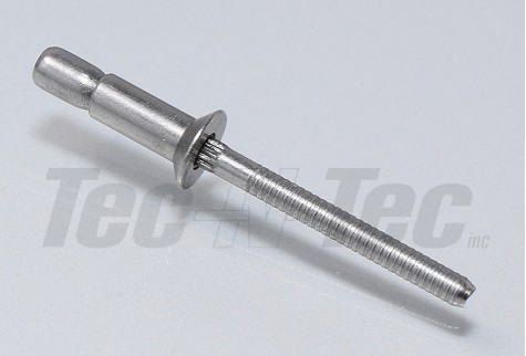 STAINLESS STRUCTURAL RIVET DIAMETER 3/16 X .331 GRIP 100°, Canada