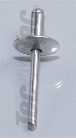 ALL ALUMINUM BLIND RIVET 3/16 X 1/4 MAX. GRIP