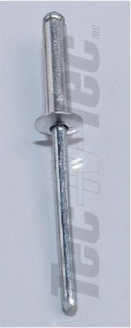 ALUMINIUM BLIND RIVET STEEL MANDREL 5/32 X 3/8 GRIP, Canada