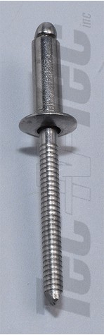 STAINLESS STEEL BLIND RIVET 3/16 DIAMETER X 3/8 GRIP, Canada