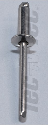 STAINLESS STEEL BLIND RIVET STEEL MANDREL 3/16 X 3/8 GRIP, Canada