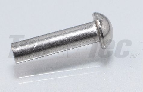 18/8 STAINLESS STEEL SOLID RIVET 3/16 X 3/4 ROUND HEAD, Canada