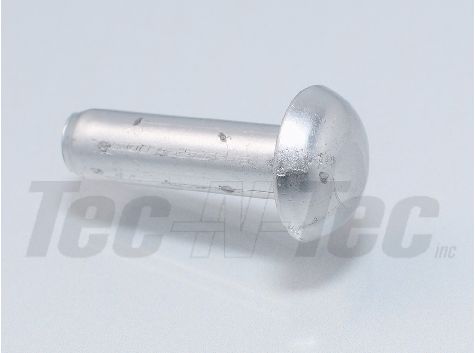 5052 ALUMINUM SOLID RIVET 1/4 X 7/8" OVAL HEAD, Canada