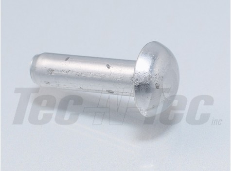 5052 ALUMINUM SOLID RIVET 1/4 X 7/8" OVAL HEAD, Canada