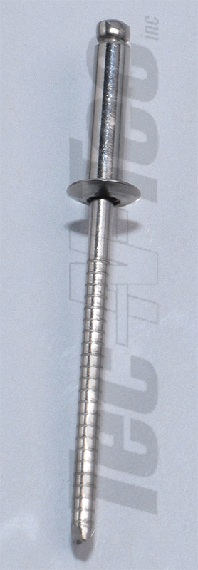 ALL STAINLESS STEEL BLIND RIVET 1/8 X 1/2 GRIP "TEC"