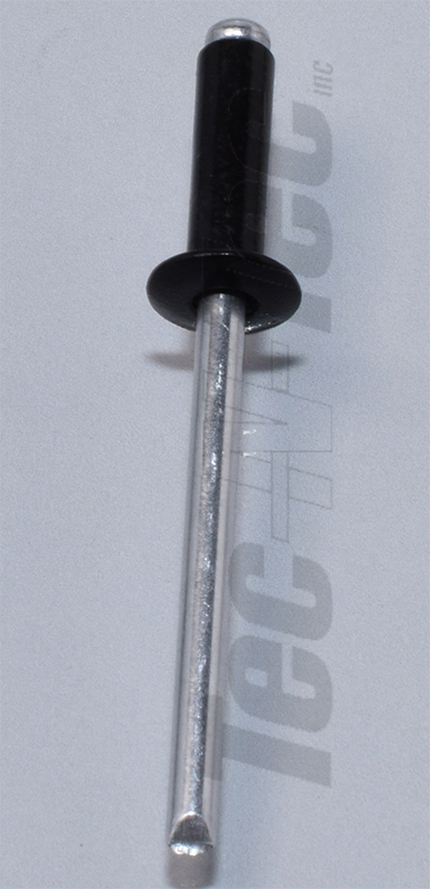 ALL ALUMINUM BLIND RIVET 5/32 x 3/8 MAX. GRIP BLACK, Canada