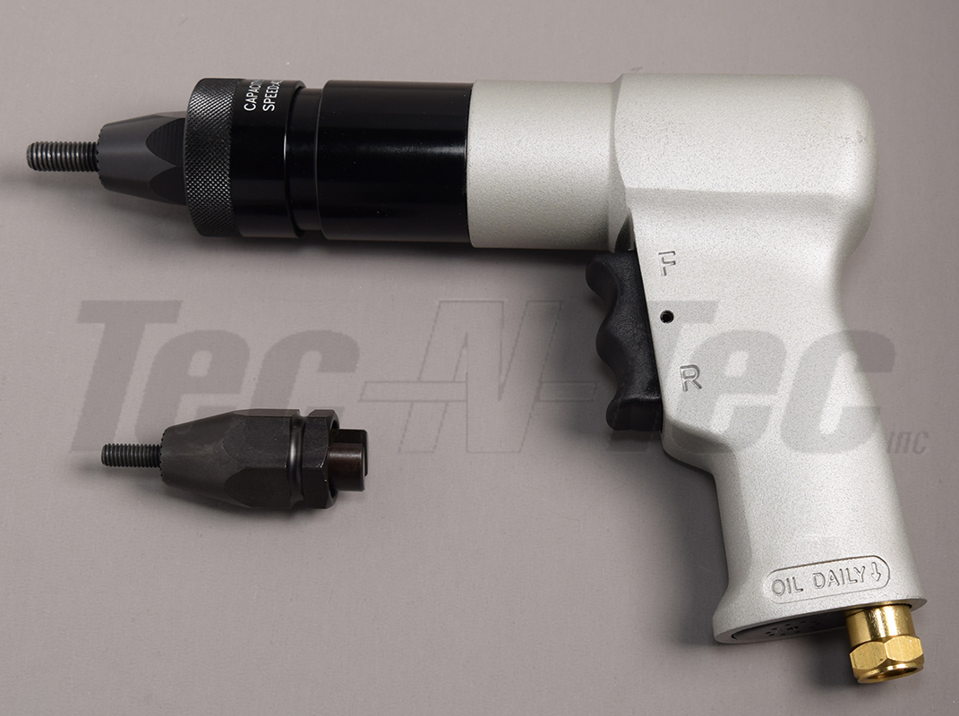 RIVNUT GUN AIR TOOL 600 RPM WITH ADAPTER 10-32 AND 1/4-20, Canada