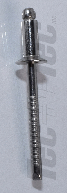 STAINLESS STEEL BLIND RIVET DIAMETER 3/16 X 1/4 GRIP 120°, Canada